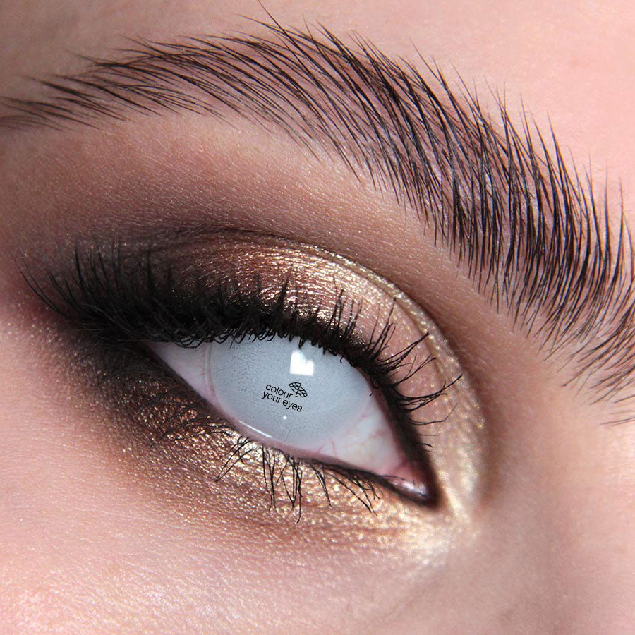 Blind White Contact Lenses | Coloured Contact Lenses – ColourYourEyes.com