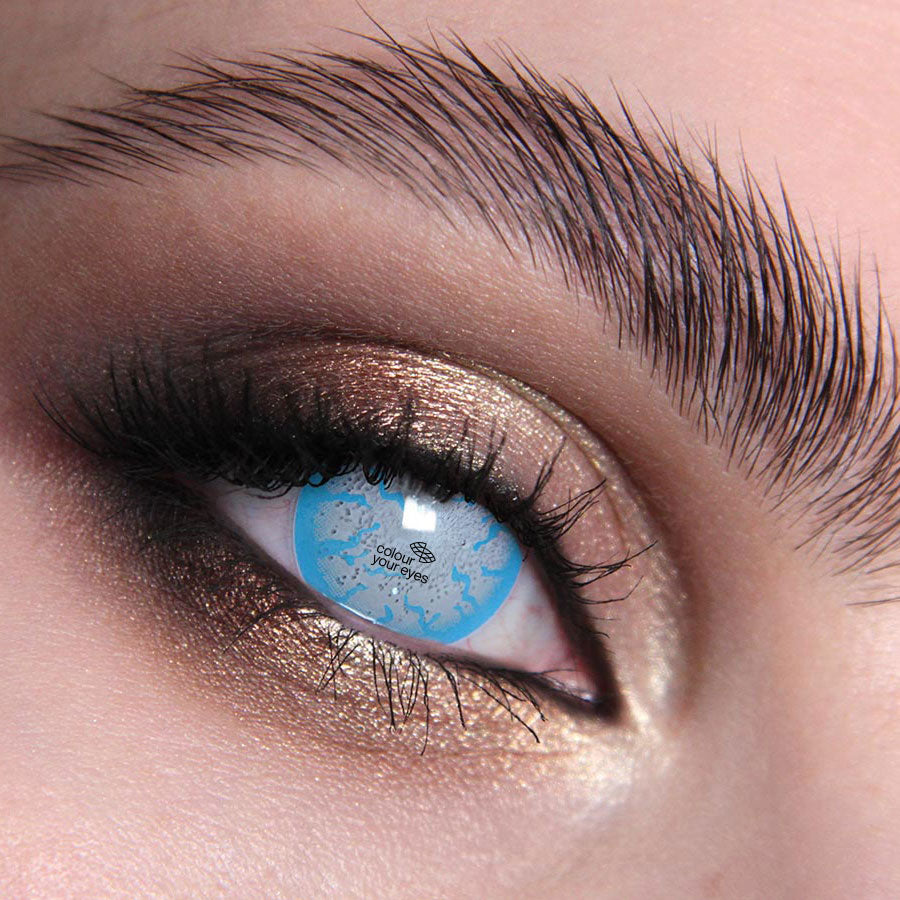 Blind Sclera Contacts Eyeshare Cosplay Blind Black Color Contact