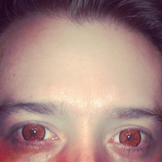 Red Rage Mini Sclera 17mm | Coloured Contact Lenses – ColourYourEyes.com